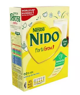 NIDO Fortigrow Full Cream Milk Powder 350 gm | HomeMac Super Shop